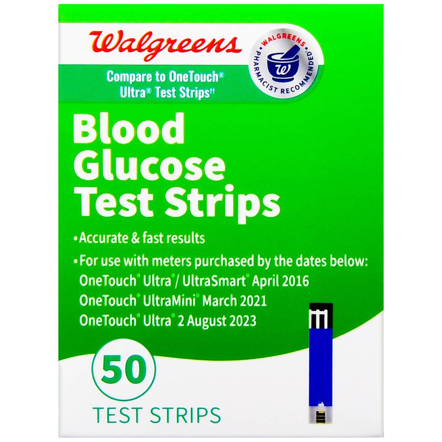 Walgreens Blood Glucose Test Strips | Walgreens
