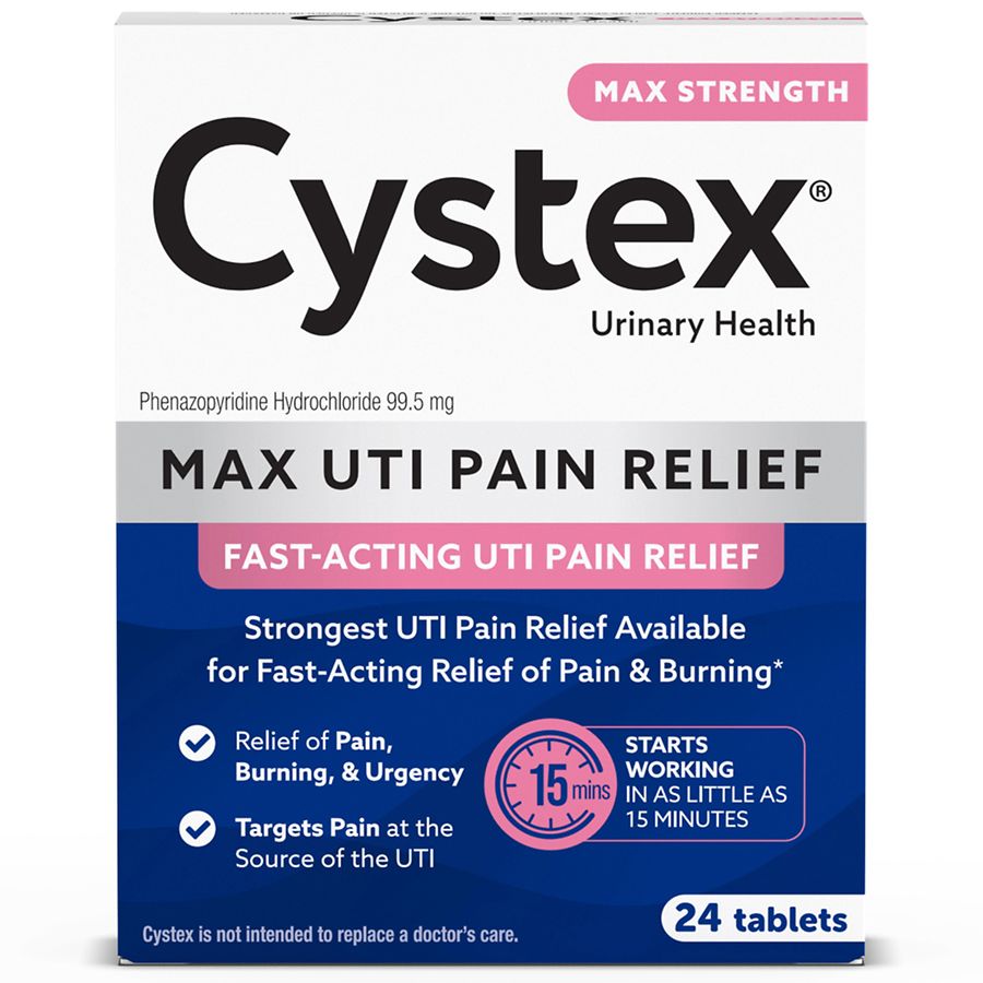 Cystex Max Strength UTI Pain Relief Tablets | Walgreens