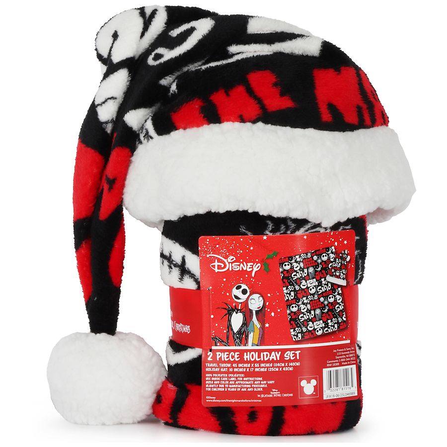 Jay Franco & Sons Santa Hat and Throw | Walgreens