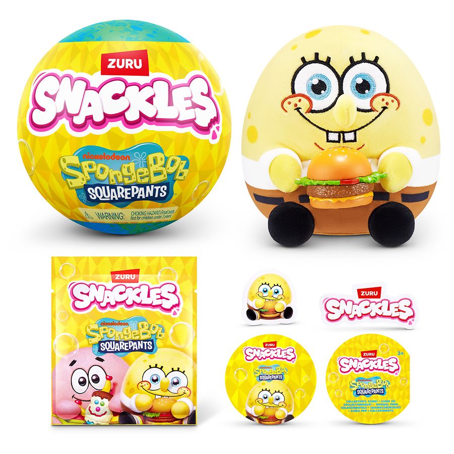 Zuru Snackles SpongeBob Squarepants Collection 5-Inch Plush | Walgreens