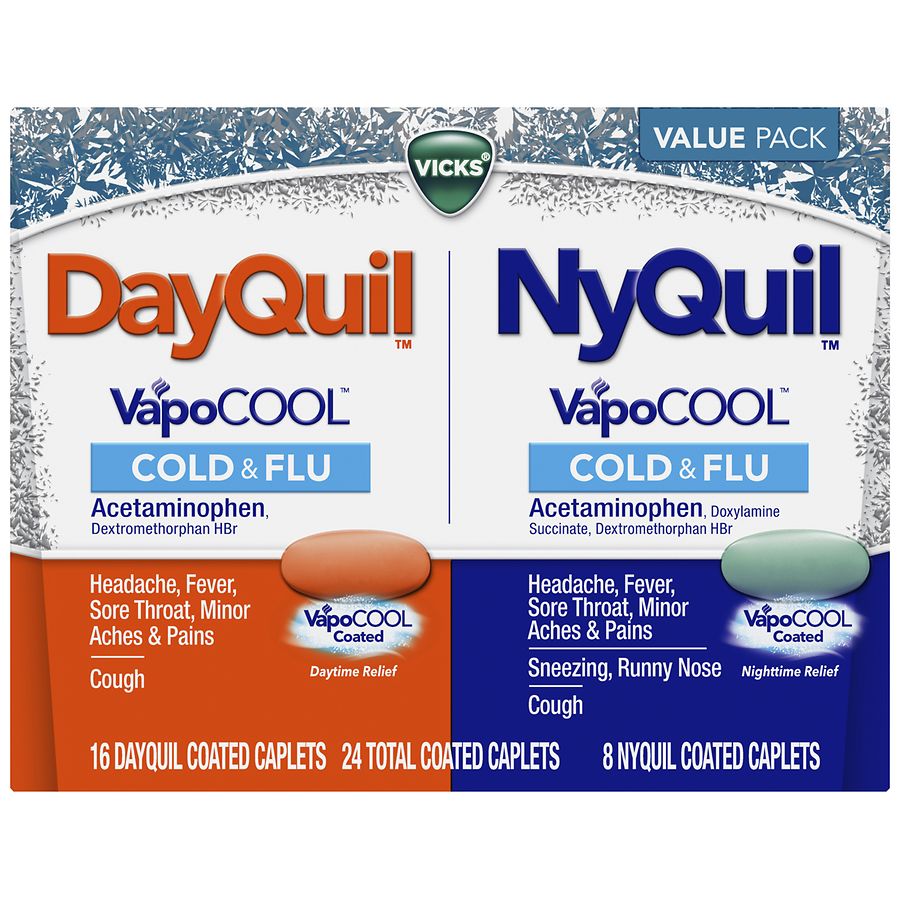 VapoCool VapoCool Cold & Flu Medicine Caplets | Walgreens