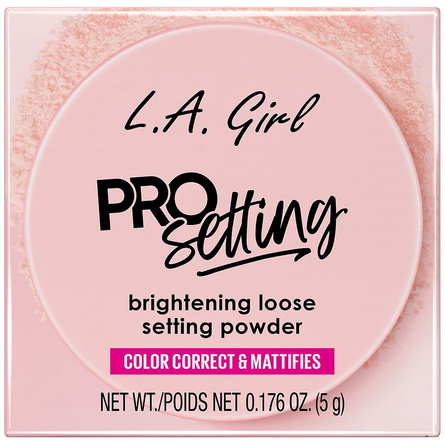 L.A. Girl Pro Setting Brightening Loose Setting Powder, Pink | Walgreens