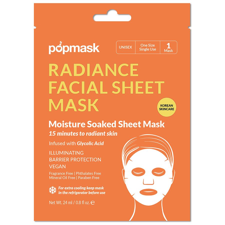 Popmask Radiance Facial Sheet Mask | Walgreens