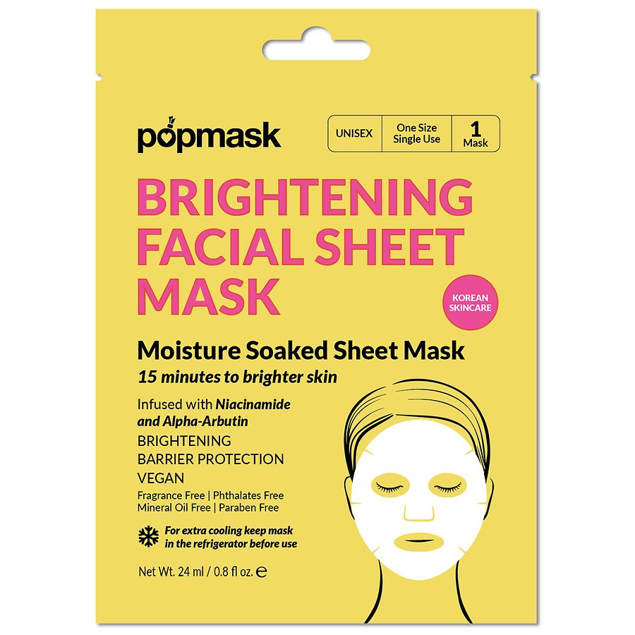Popmask Brightening Facial Sheet Mask | Walgreens