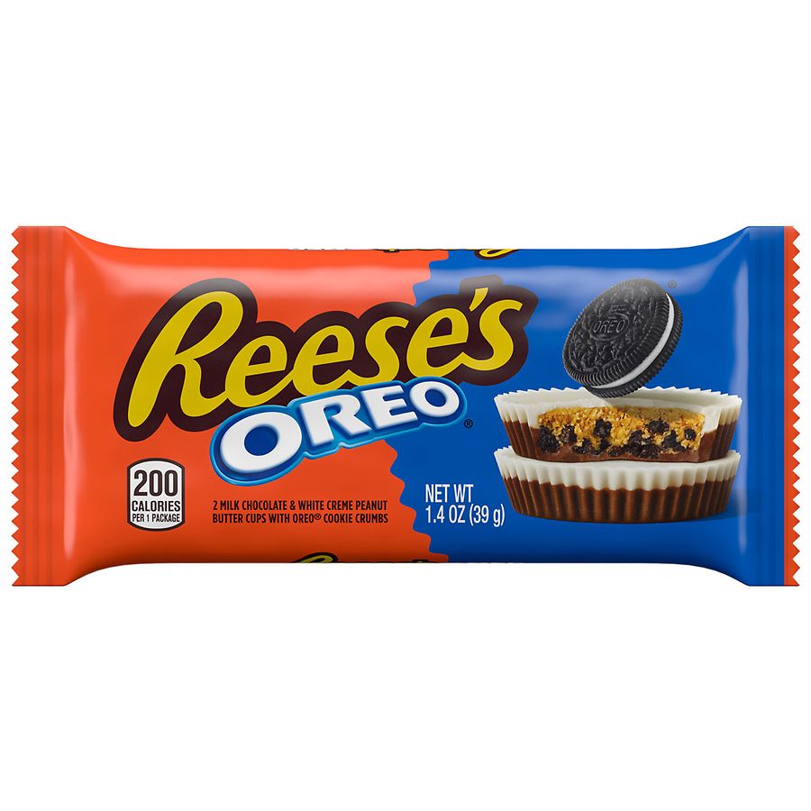 REESE'S OREO Peanut Butter Cups Milk Chocolate and White Creme | Walgreens