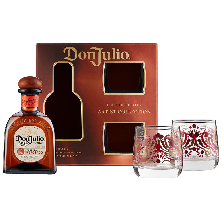 Don Julio Reposado Tequila Gift Set with 2 Rocks Glasses | Walgreens