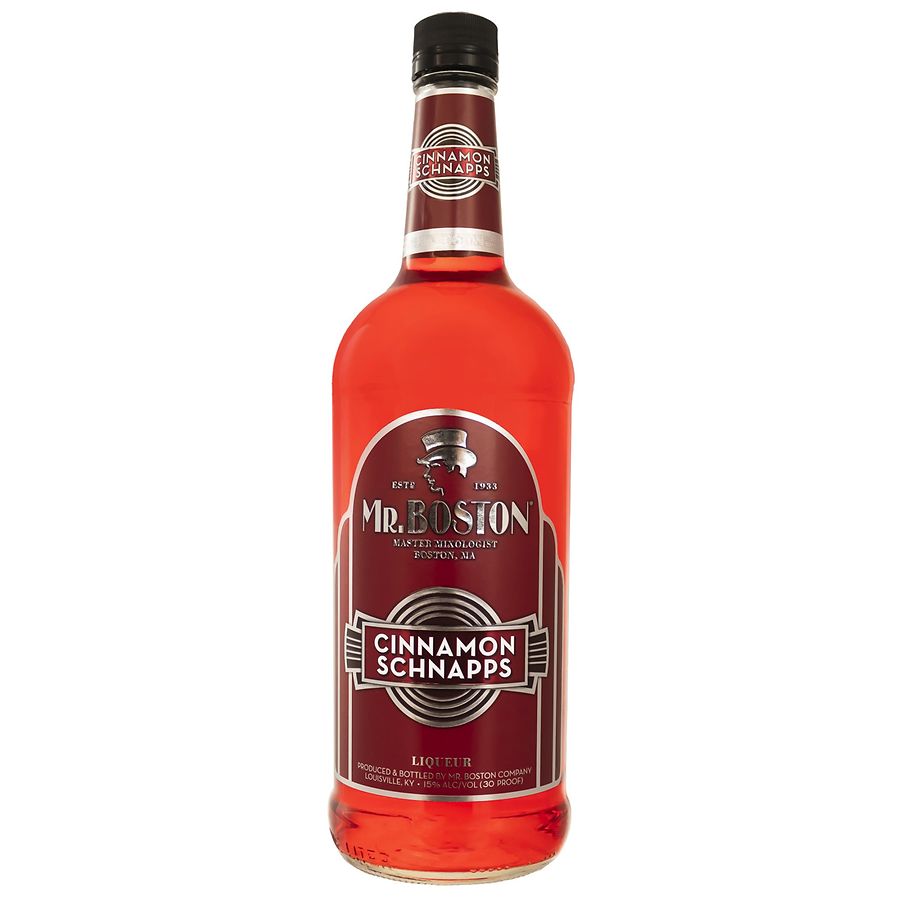 Mr. Boston Cinnamon Schnapps Liqueur, 30 Proof Cinnamon | Walgreens