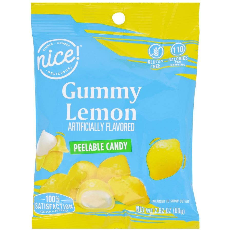 Nice! Gummy Peelable Candy Lemon | Walgreens