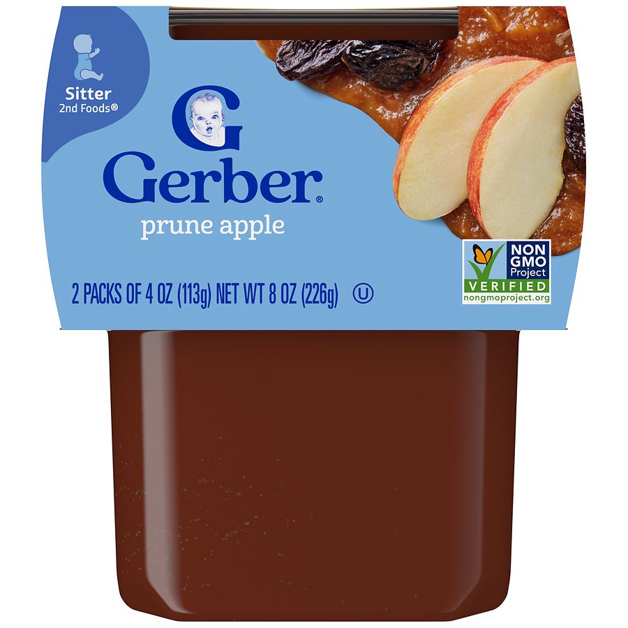 Gerber Natural For Baby 2nd Foods WonderFoods Prune Apple | Walgreens