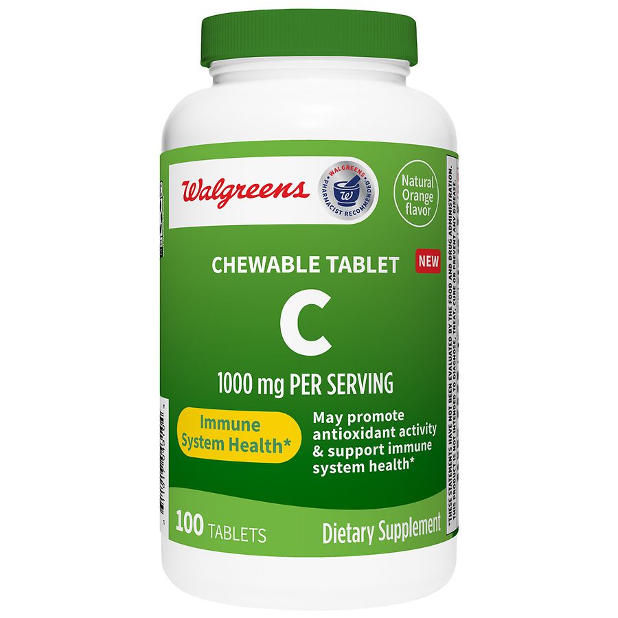 Walgreens Vitamin C 1000mg Chewable Tablets | Walgreens