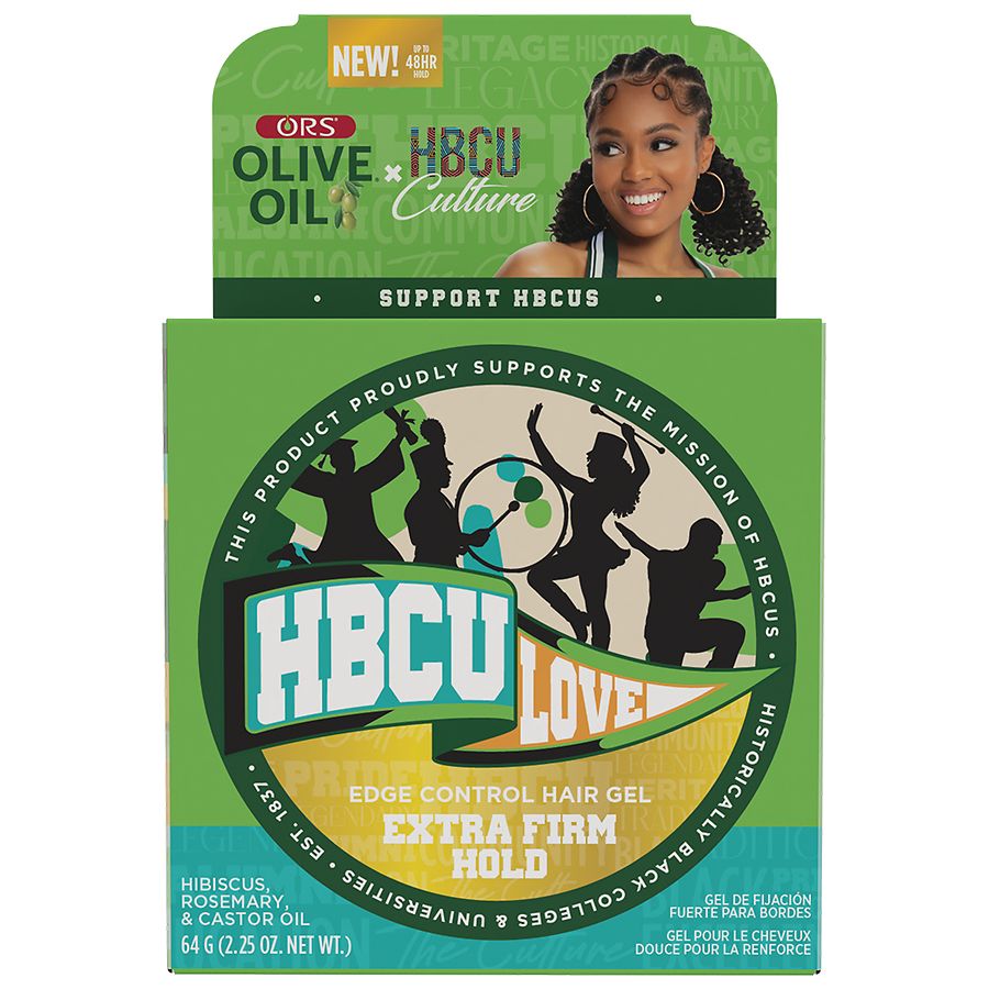 ORS Olive Oil x HBCU Culture, Edge Control Extra Firm Hold Hair Gel ...