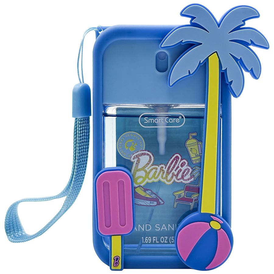 Smart Care Barbie Hand Sanitizer with Silicone Case Blue | Walgreens