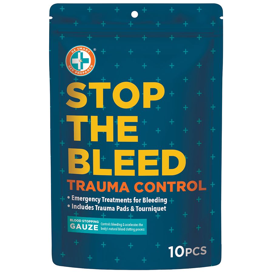 Be Smart Get Prepared Trauma Control Kit | Walgreens