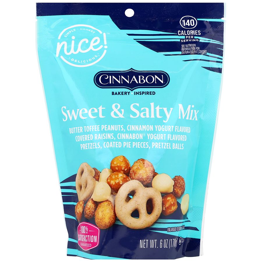 Nice! Cinnabon Bakery Inspired Sweet & Salty Mix | Walgreens