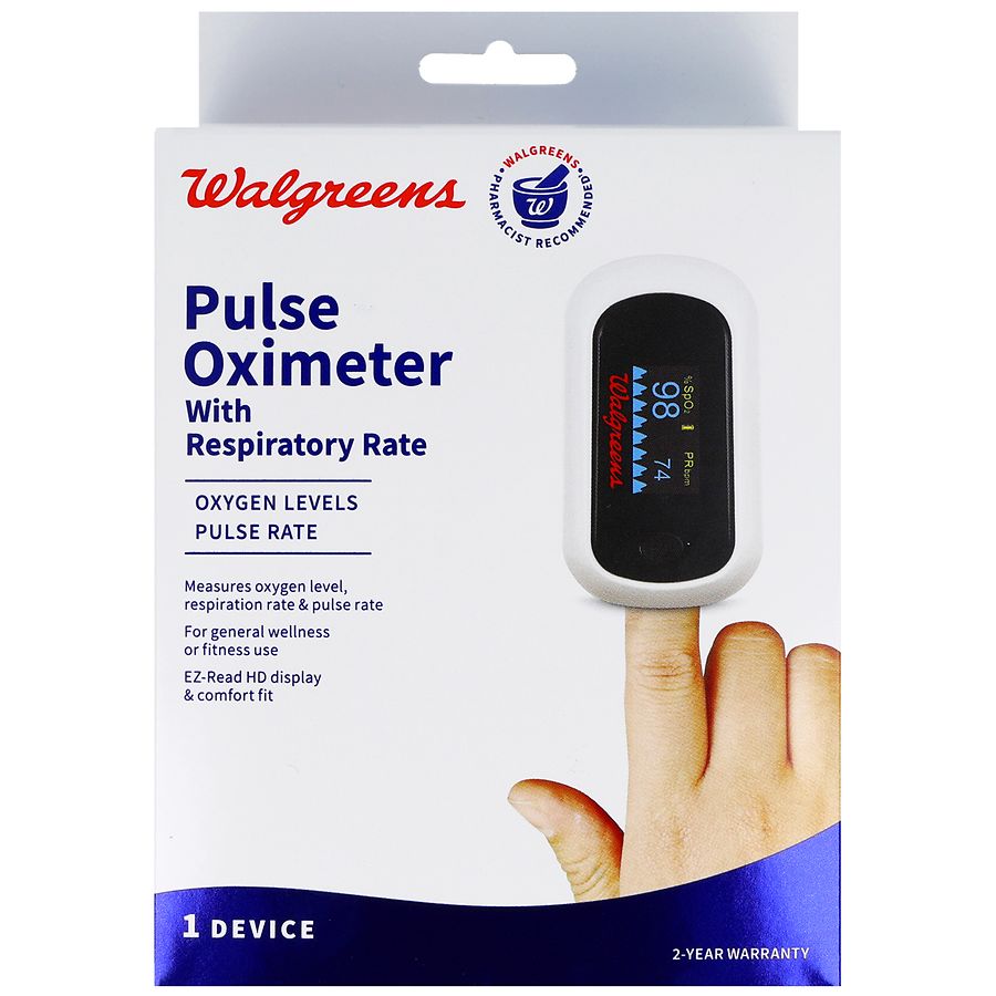 Walgreens Pulse Oximeter with Respiratory Rate | Walgreens
