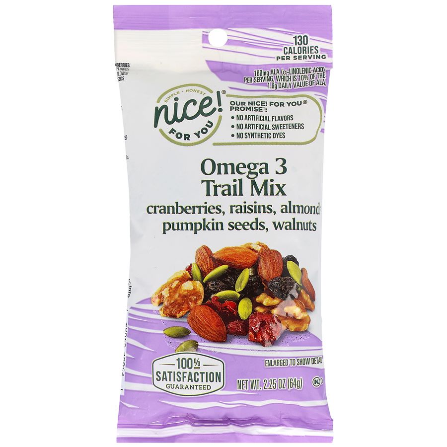 Nice! For You Omega 3 Trail Mix | Walgreens