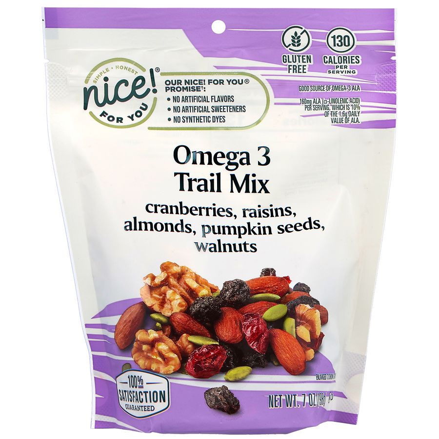Nice! Omega 3 Trail Mix | Walgreens