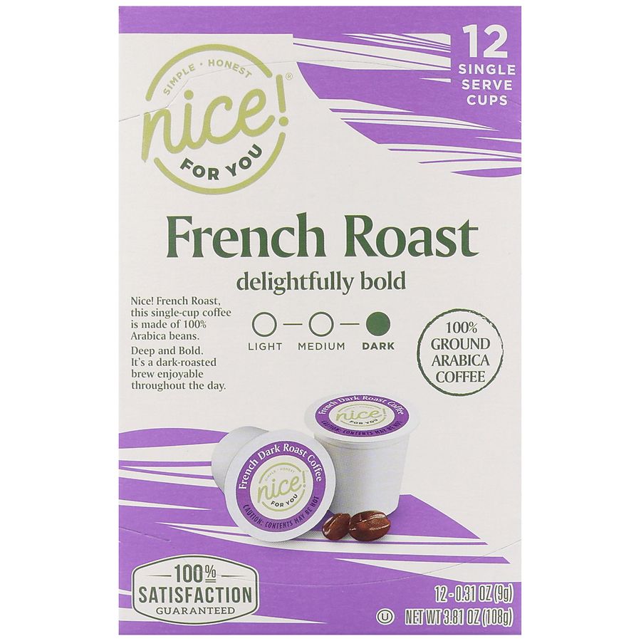 Nice! For You French Roast Coffee Single Serve Cups | Walgreens