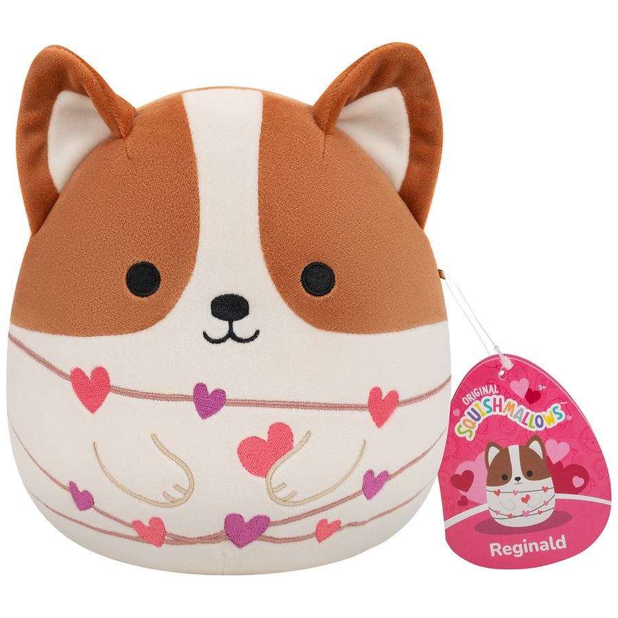 Squishmallows Valentine's Corgi Plush - Reginald 8 Inch | Walgreens
