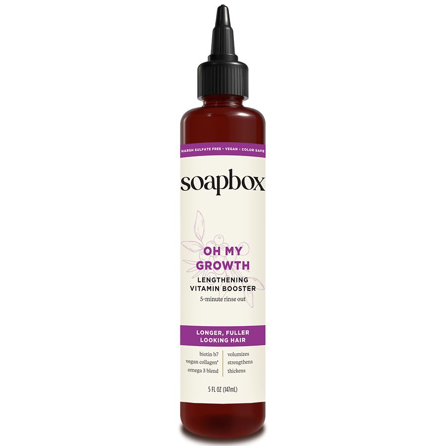 Soapbox Oh My Growth Lengthening Vitamin Booster Rinse-Out Treatment ...