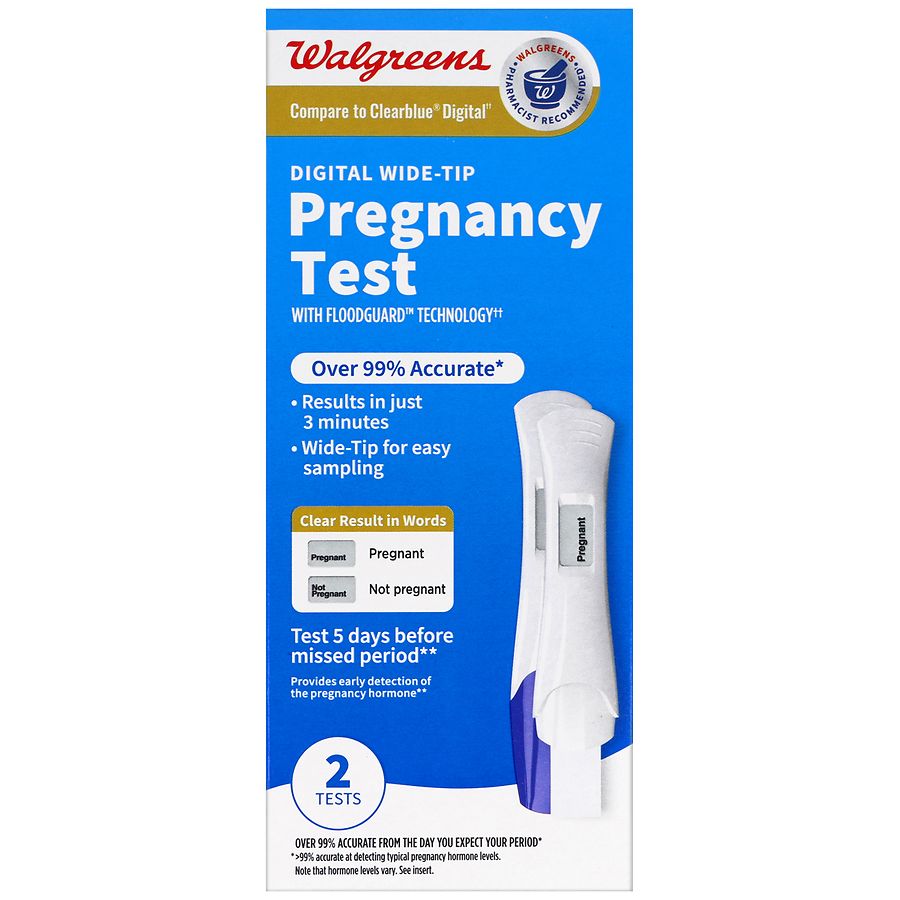 Walgreens Digital Wide-Tip Pregnancy Tests | Walgreens