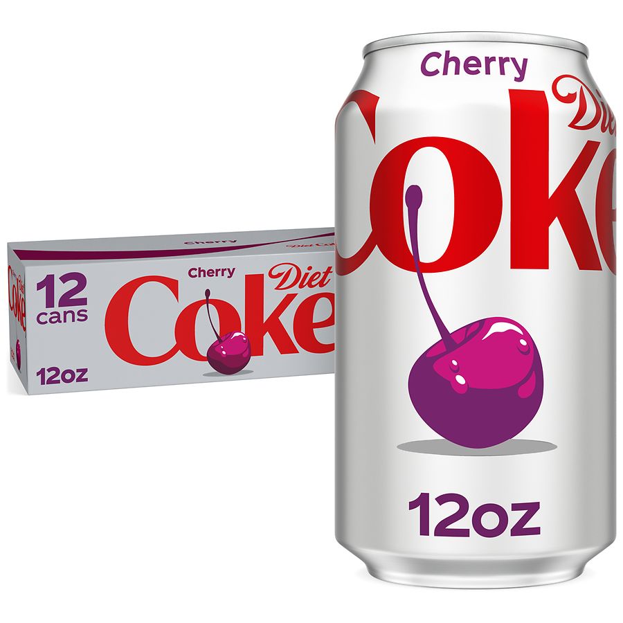 Diet Coke Soda Soft Drink, Fridge Pack Cans Cherry | Walgreens