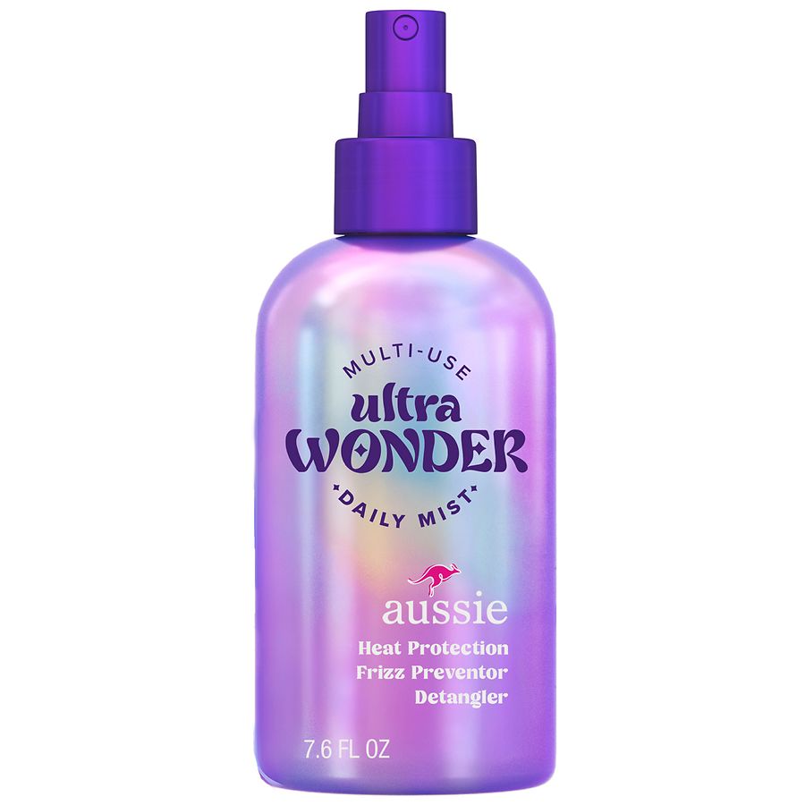 Aussie Ultra Wonder Daily Mist Lightweight Multi-Use Detangler Scented ...