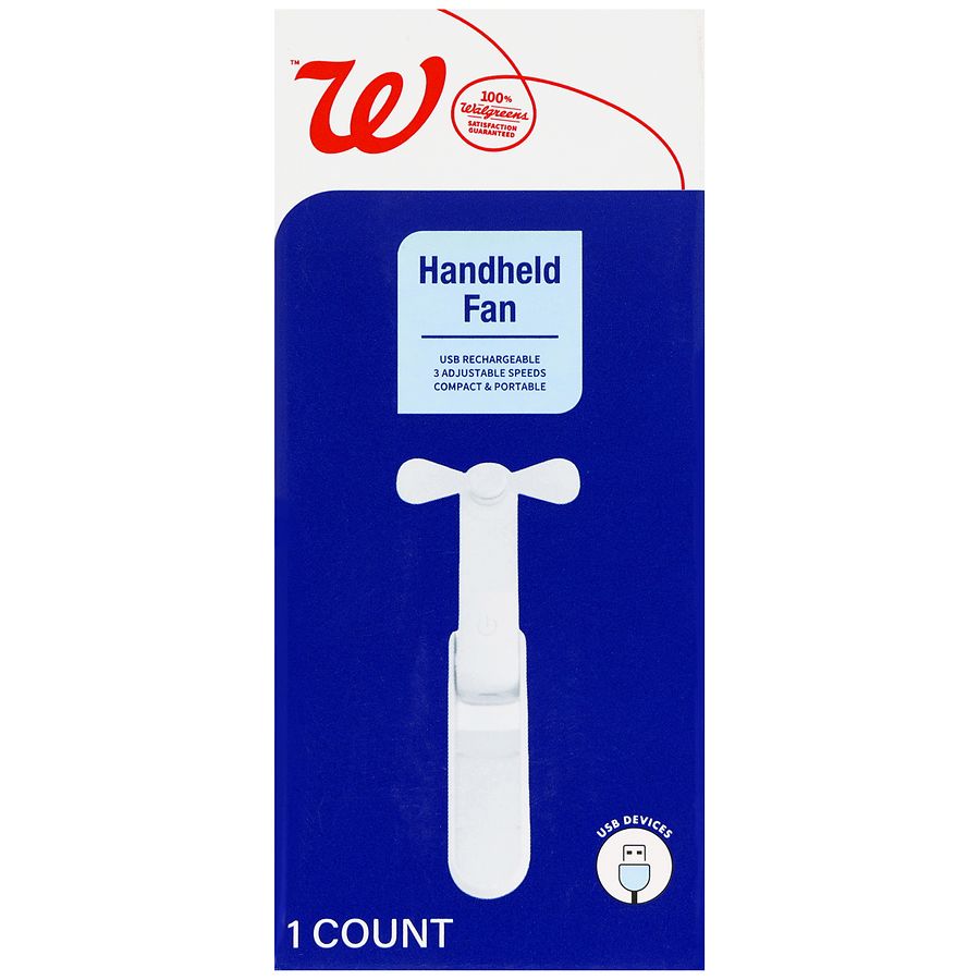 Walgreens Handheld Fan White | Walgreens