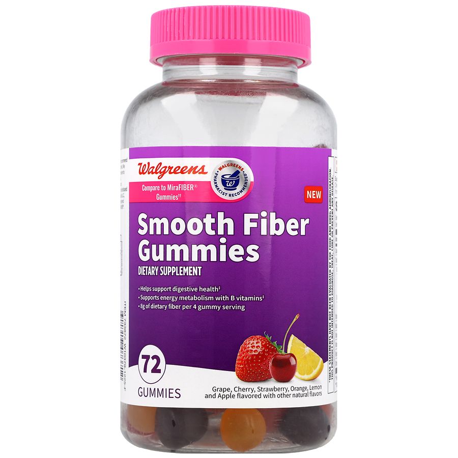 Walgreens Smooth Fiber Gummies Assorted | Walgreens