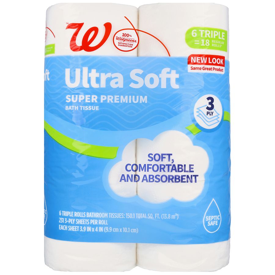 Walgreens Ultra Soft Super Premium Bath Tissue | Walgreens