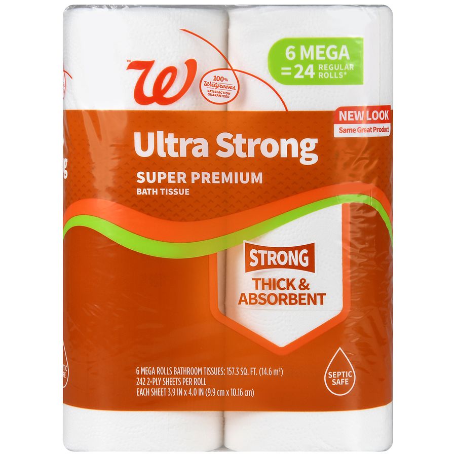 Walgreens Ultra Strong Super Premium Bath Tissue | Walgreens