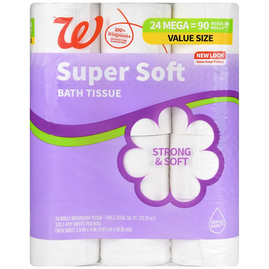 Walgreens Super Soft Bath Tissue | Walgreens