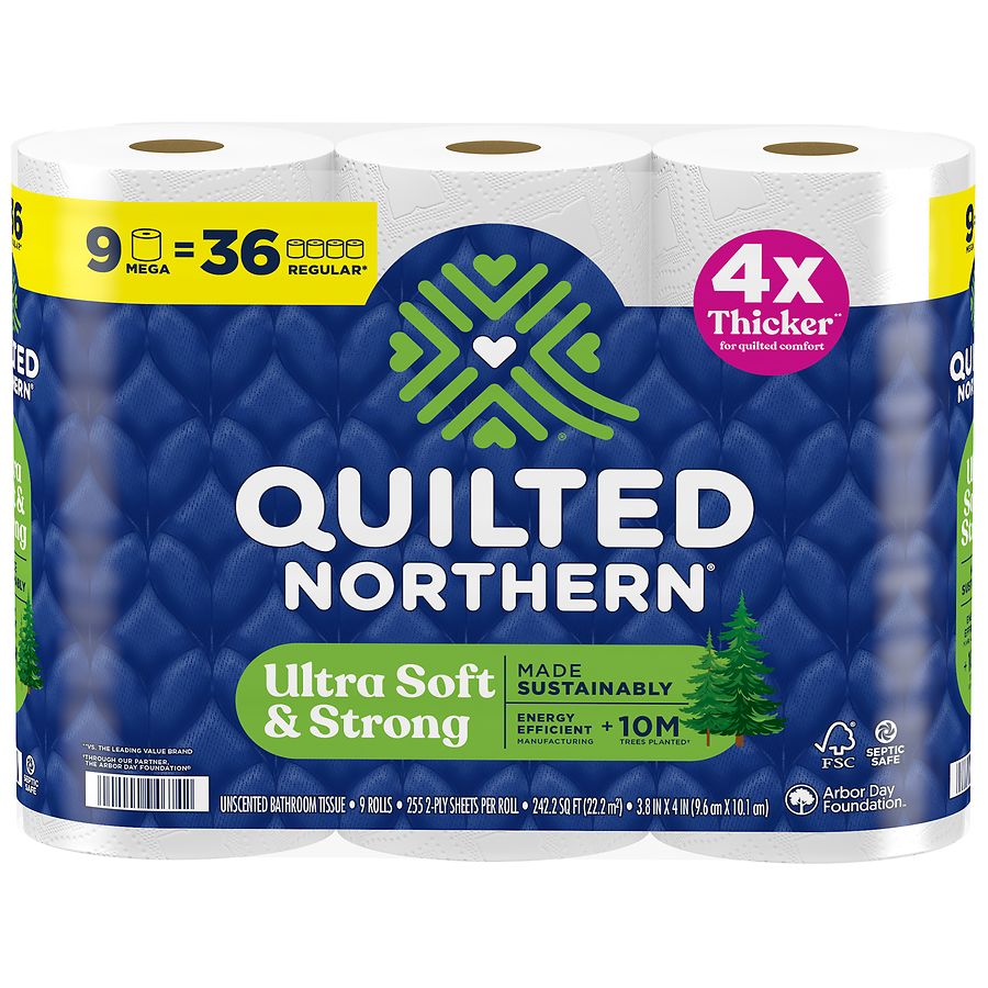 Quilted Northern Ultra Soft & Strong 2-ply Mega Roll Bathroom Tissue ...