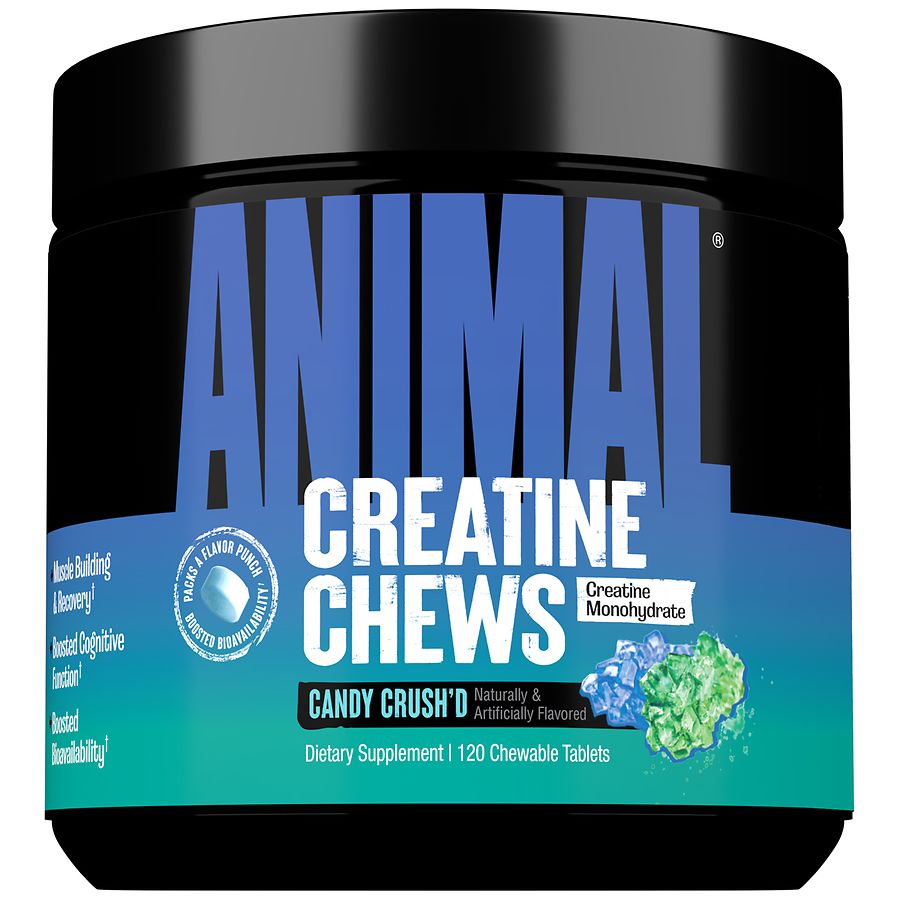 Universal Nutrition Animal Creatine Chew Tabs Candy Crush'd | Walgreens