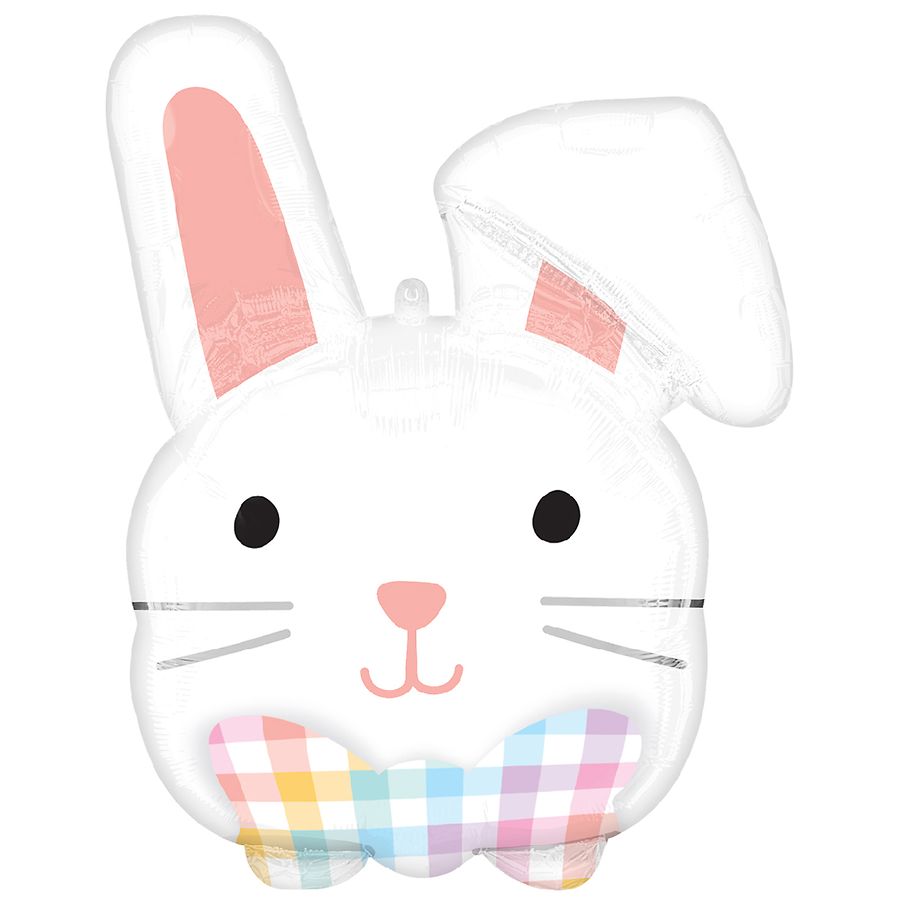 Helium Inflated Foil Balloon Bunny Balloon 28 in x 28 in | Walgreens