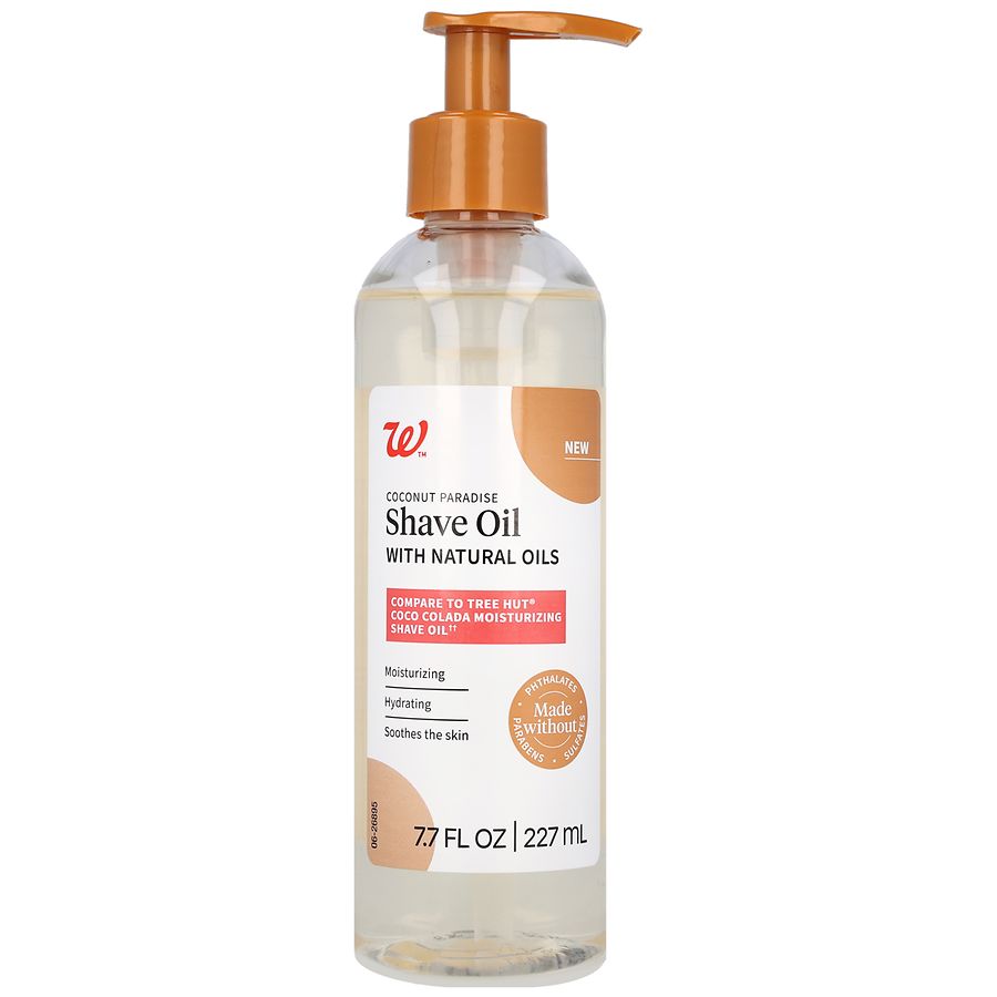 Walgreens Shave Oil with Natural Oils Coconut Paradise | Walgreens
