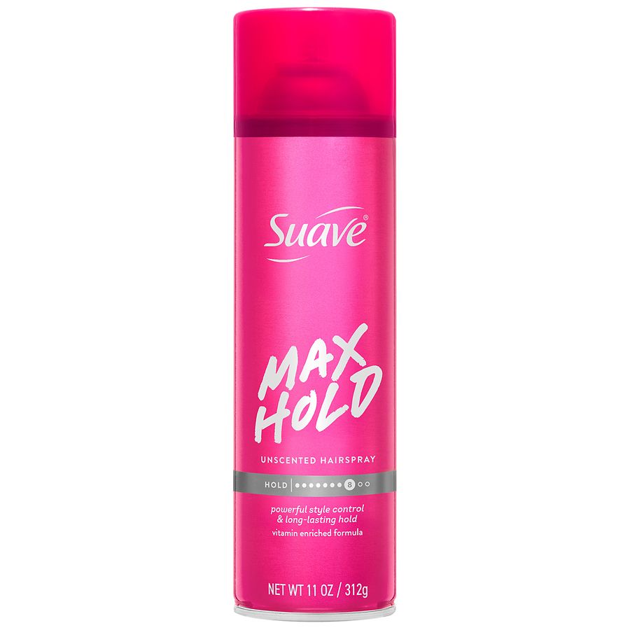 Suave Max Hold Aerosol Hairspray Unscented | Walgreens
