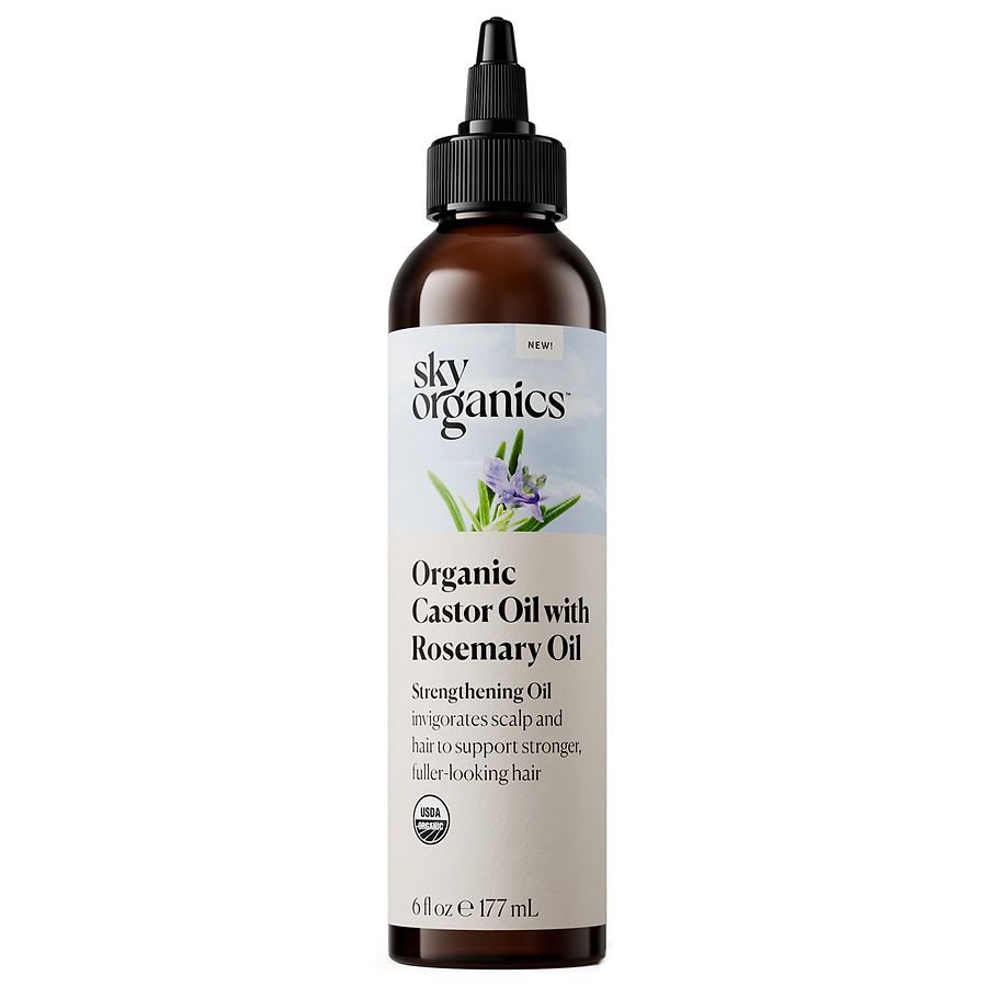 Sky Organics Strengthening Castor Oil with Rosemary Oil for Scalp and ...
