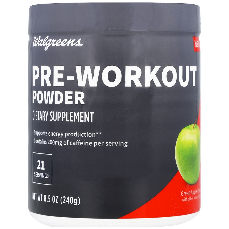 Walgreens Pre-Workout Powder Green Apple | Walgreens