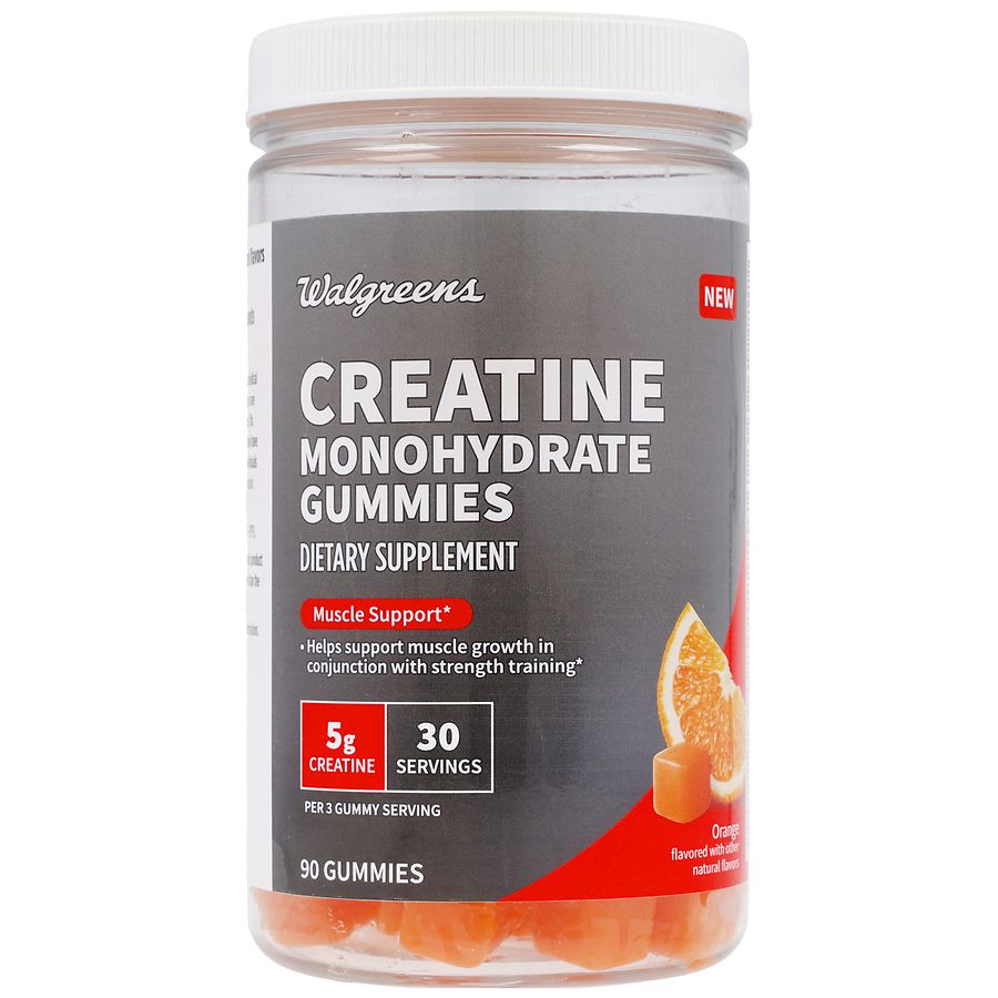 Walgreens Creatine Monohydrate 5 g Gummies Orange | Walgreens