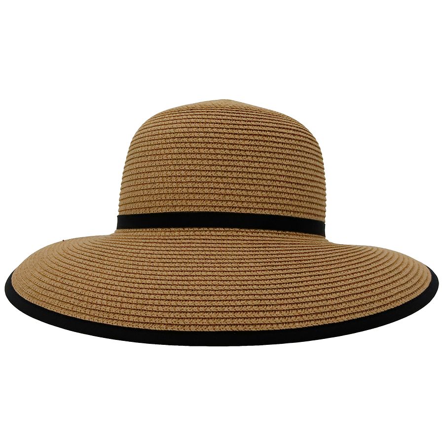 Sun Logic Straw Face Framer Hat Natural | Walgreens