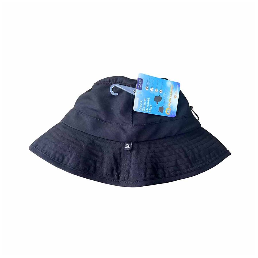Sun Logic Neck Guard Bucket Hat Black | Walgreens