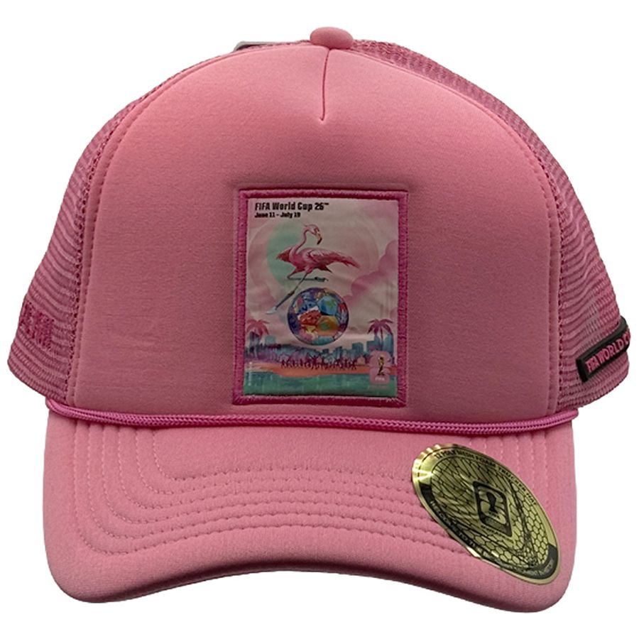 FIFA World Cup '26 T2 Foam Trucker Hat, Miami City Poster Pink | Walgreens