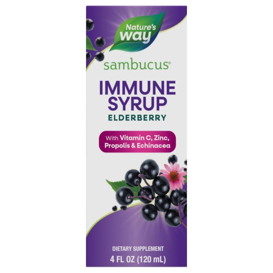 Nature's Way Sambucus Syrup Immune Berry | Walgreens
