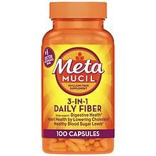 Metamucil Psyllium Husk Fiber Supplement, 3-in-1 | Walgreens