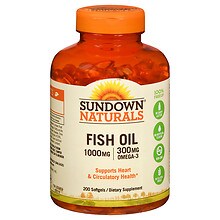 Sundown Naturals Fish Oil, 1000mg, Softgels | Walgreens