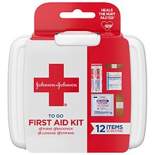 Johnson & Johnson First Aid To Go Portable Mini Travel Kit | Walgreens