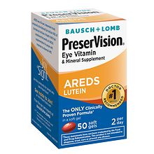 PreserVision Eye Vitamin and Mineral Supplement with AREDS Lutein ...